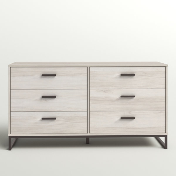 Sand & Stable™ Manuel 6 Drawer 59'' W Double Dresser & Reviews | Wayfair
